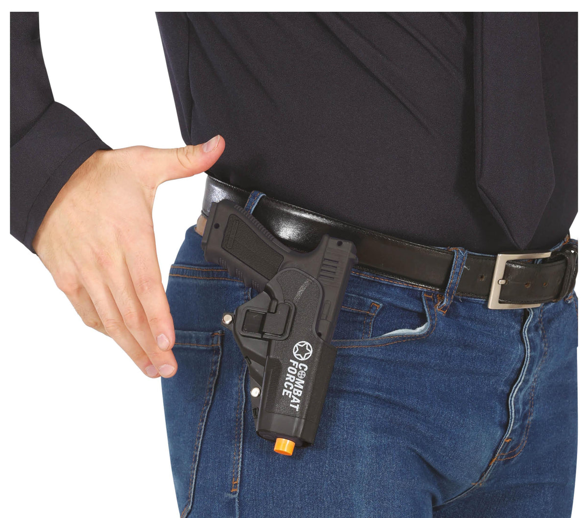Politie pistool met holster — Festival Feestartikelen