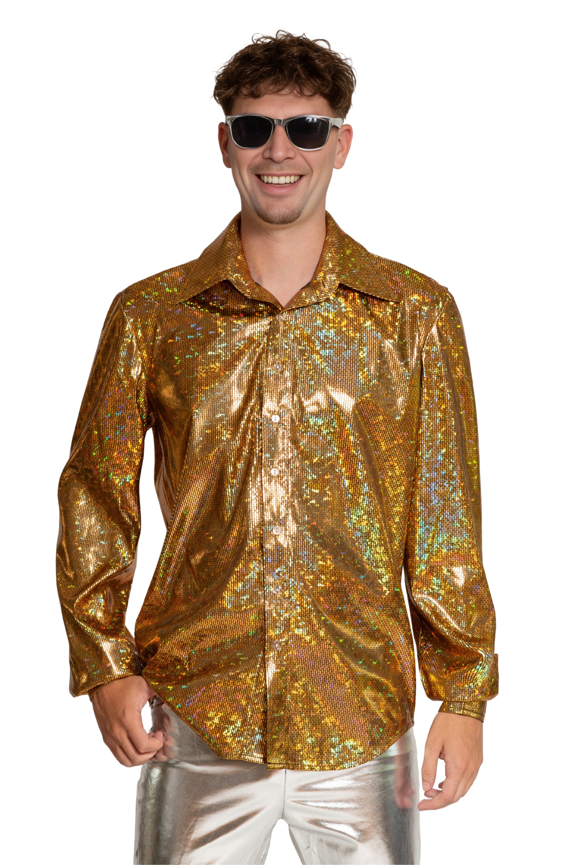Shiny Disco shirt — Festival Feestartikelen