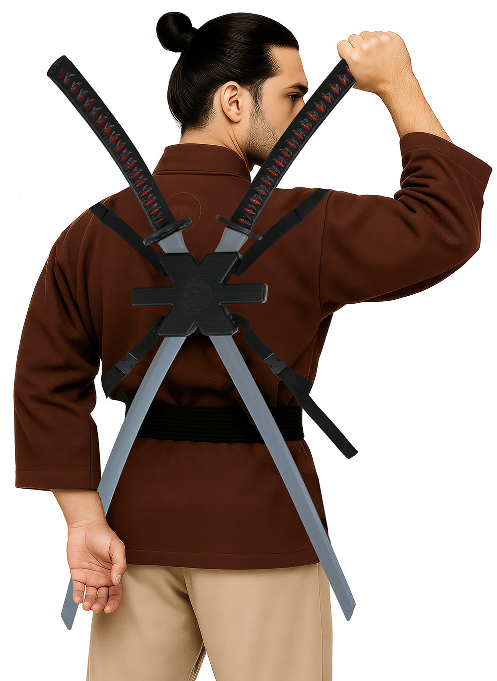 Samurai zwaarden in holster 95cm — Festival Feestartikelen