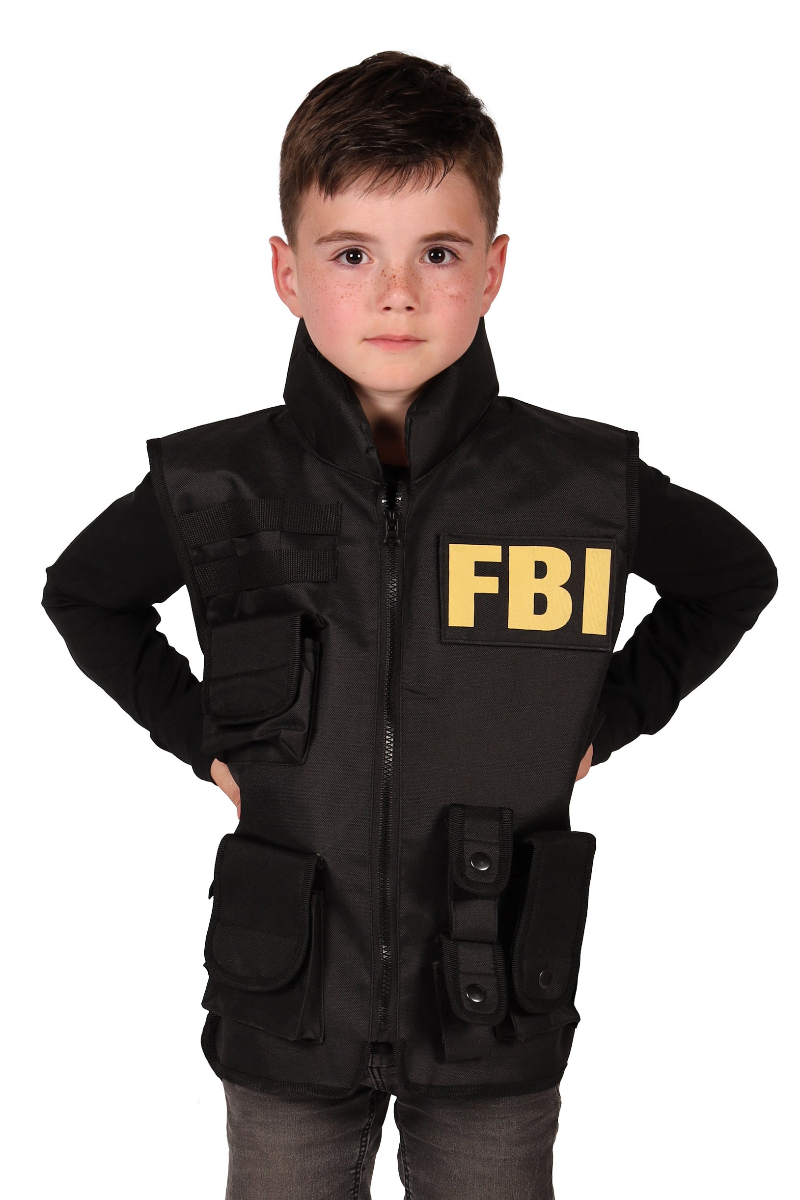 SWAT-FBI-POLICE Vest voor kinderen — Festival Feestartikelen