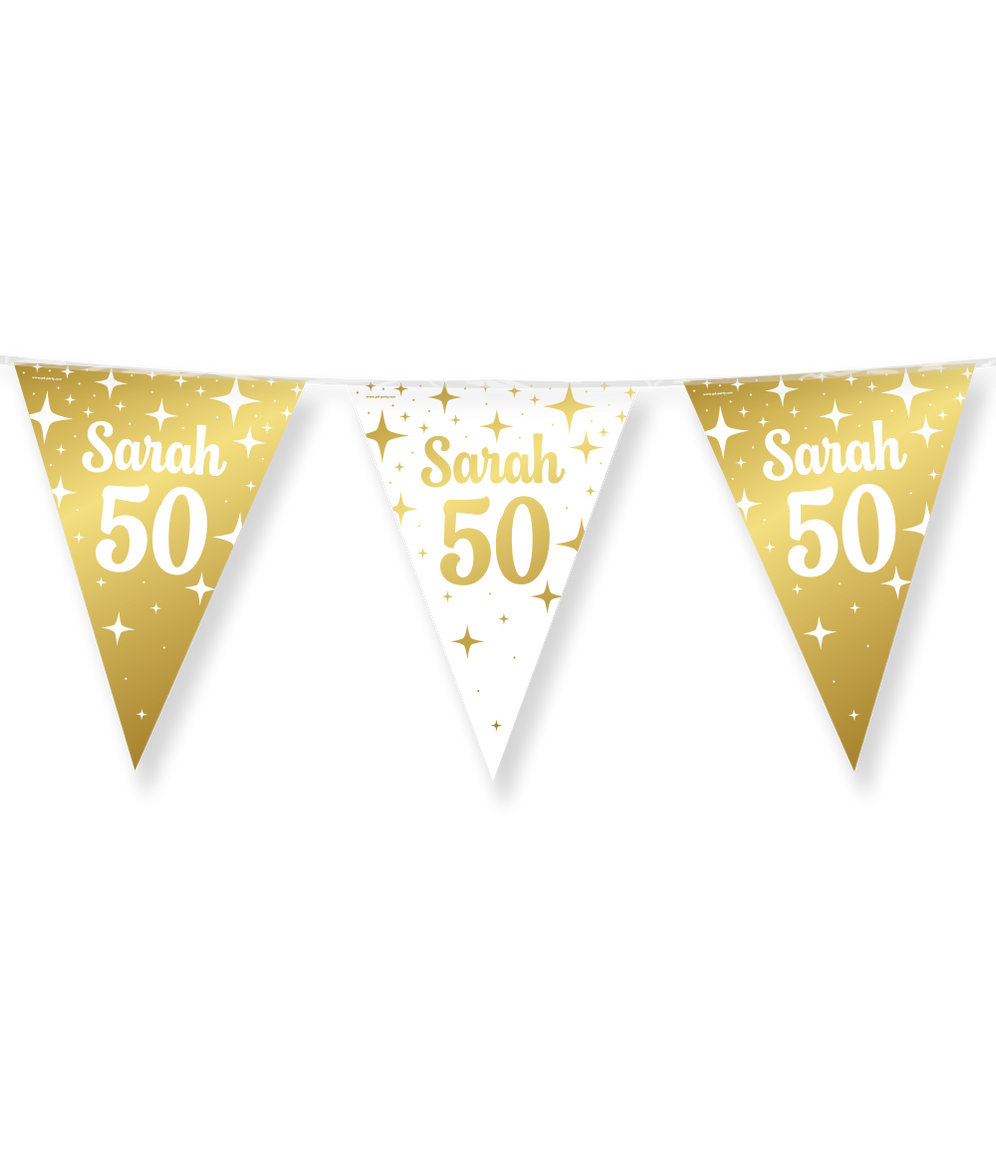 Vlaggenlijn Fancy Sarah 50 — Festival Feestartikelen