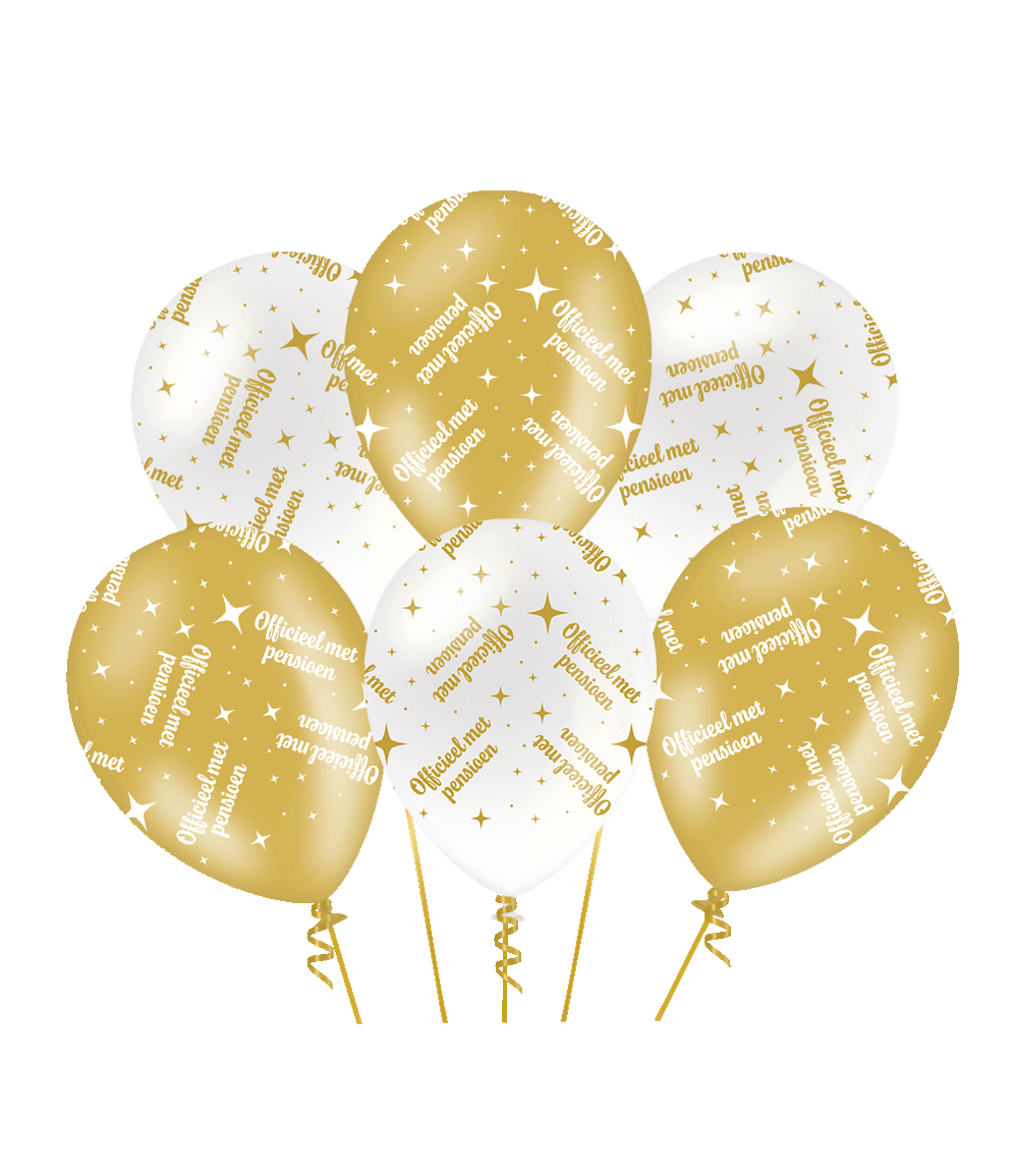 Ballonnen Fancy Pensioen — Festival Feestartikelen