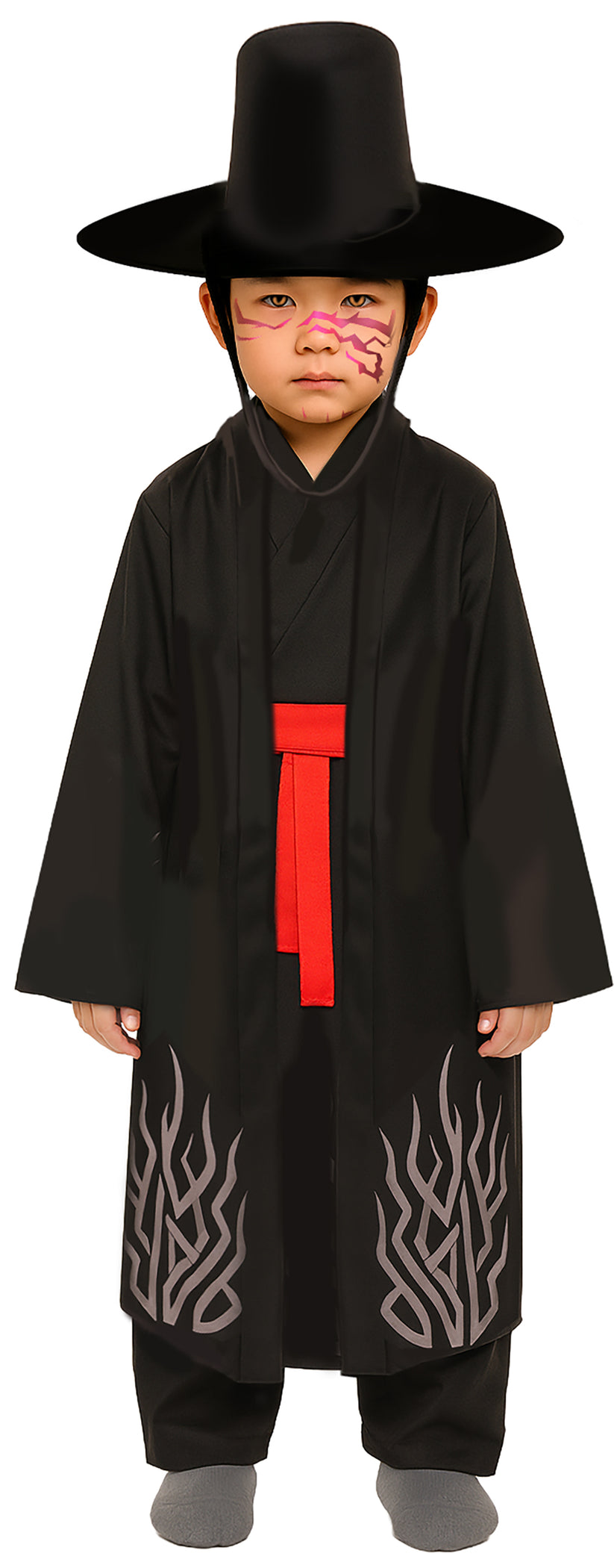 Kinderkostuum K-Pop Black Demon — Festival Feestartikelen