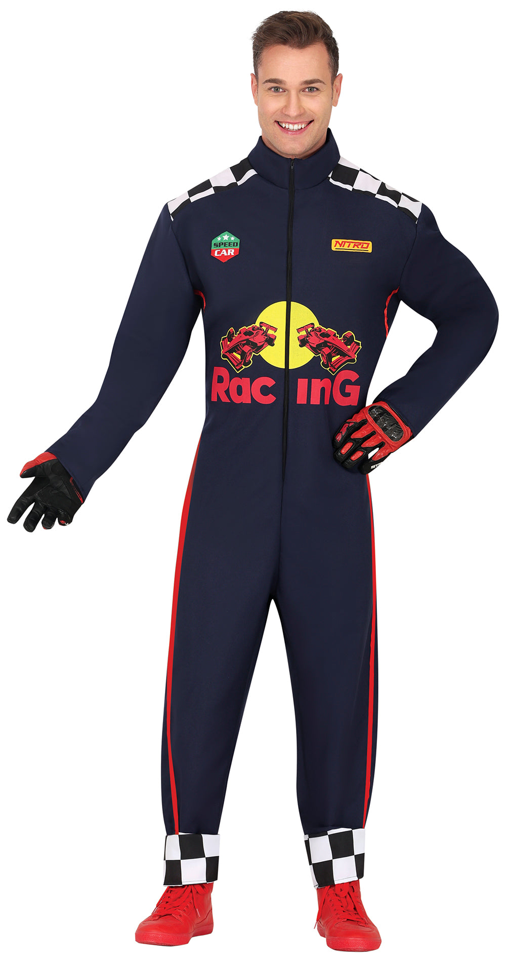 F1 Race Overall Heren - Formule 1 Verkleedkleding | Festival Feestartikelen