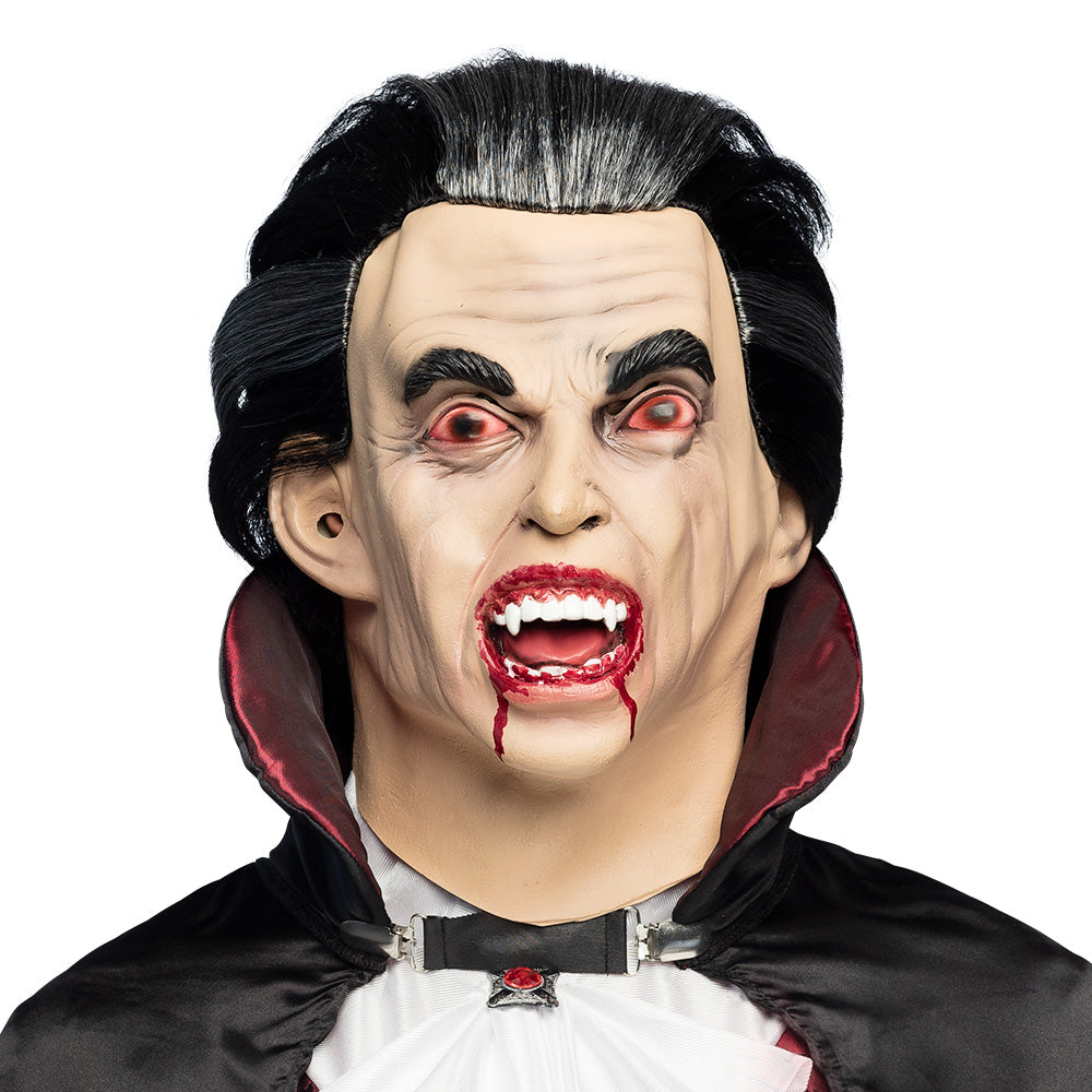 Latex masker Graaf Vamp — Festival Feestartikelen