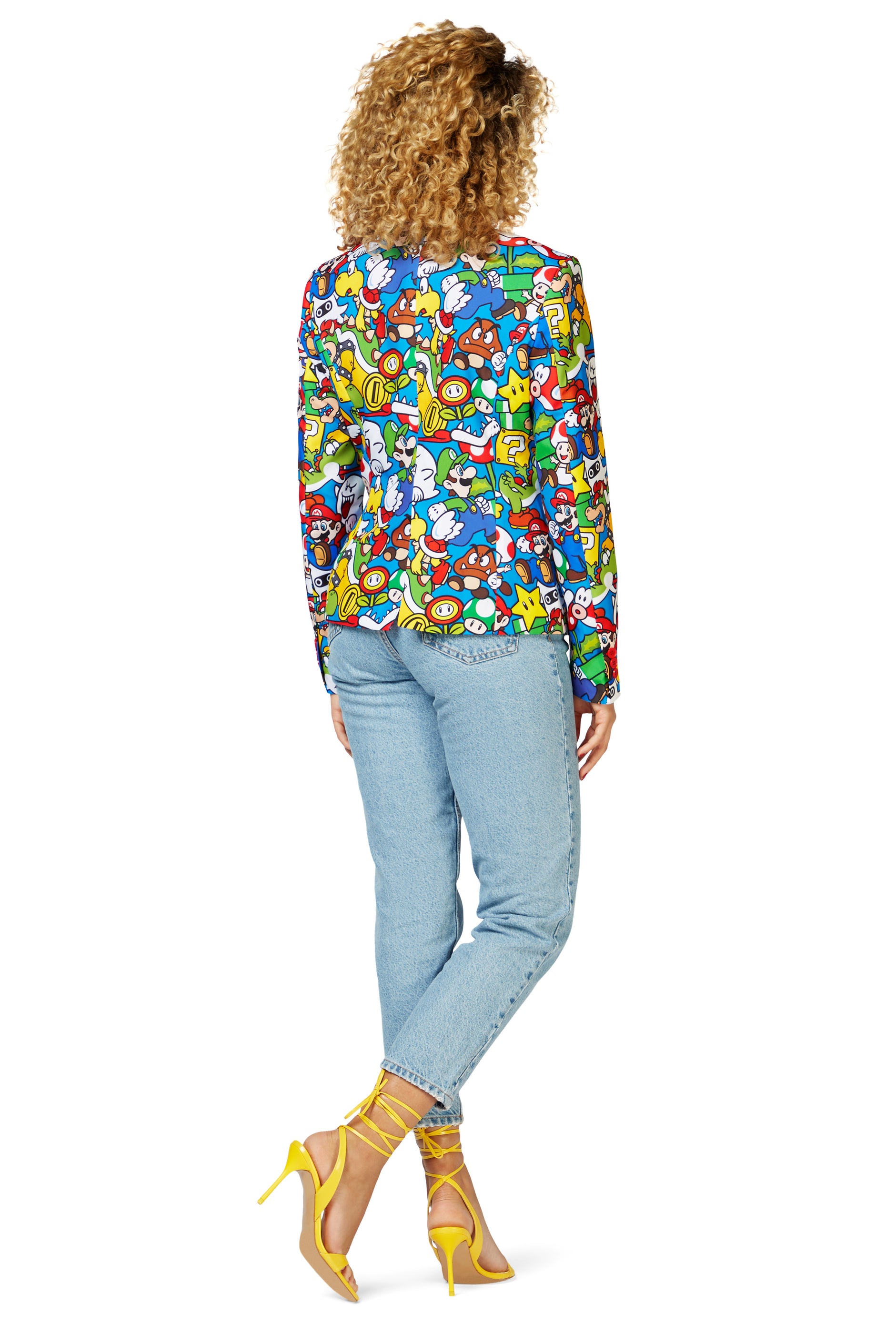 OppoSuits Lady Super Mario blazer — Festival Feestartikelen