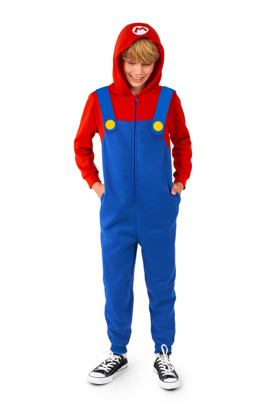 OppoSuits Mario onesie kinderen — Festival Feestartikelen