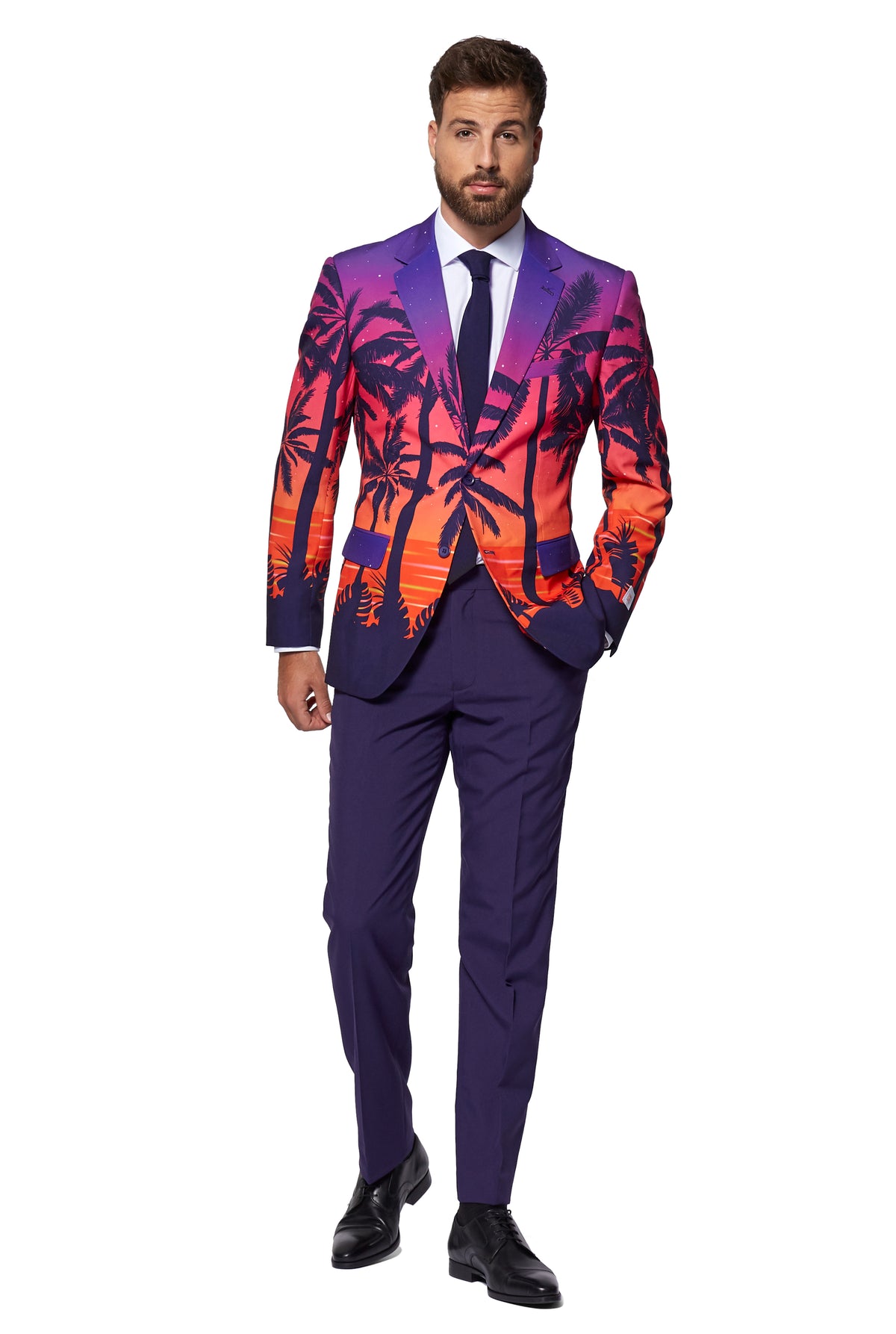 OppoSuits Suave Sunset kostuum heren — Festival Feestartikelen