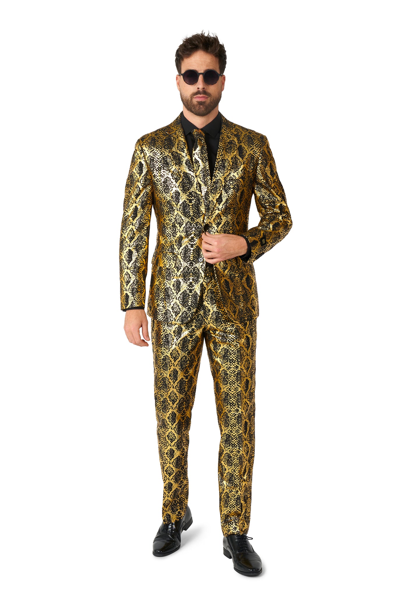OppoSuits Shiny Snake heren — Festival Feestartikelen