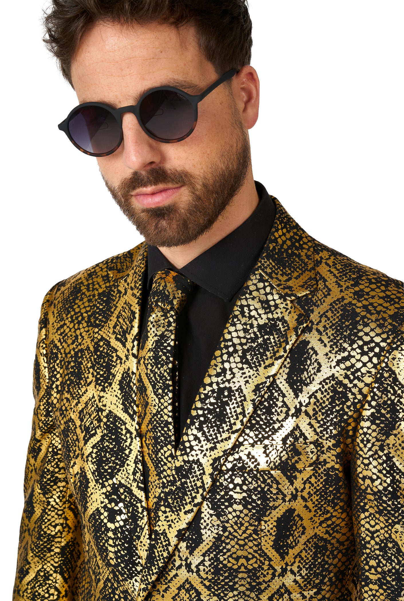 OppoSuits Shiny Snake heren — Festival Feestartikelen