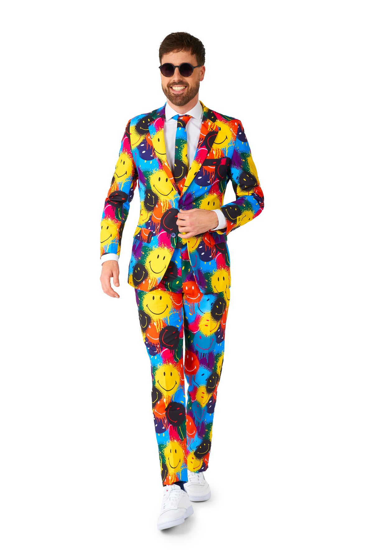 OppoSuits Smiley Drip pak — Festival Feestartikelen