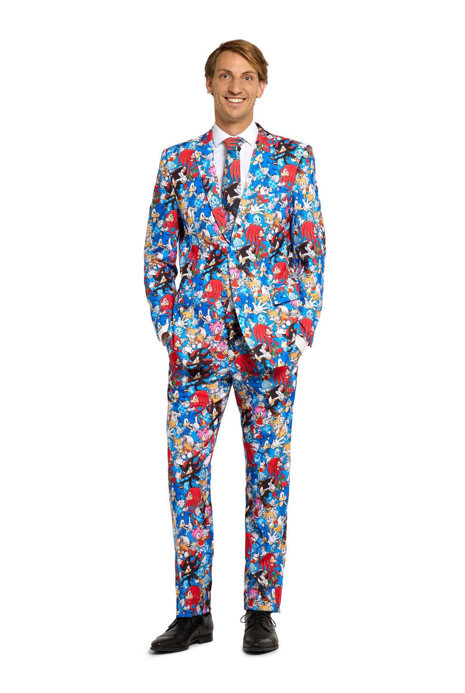 OppoSuits Sonic the Hedgehog kostuum heren — Festival Feestartikelen