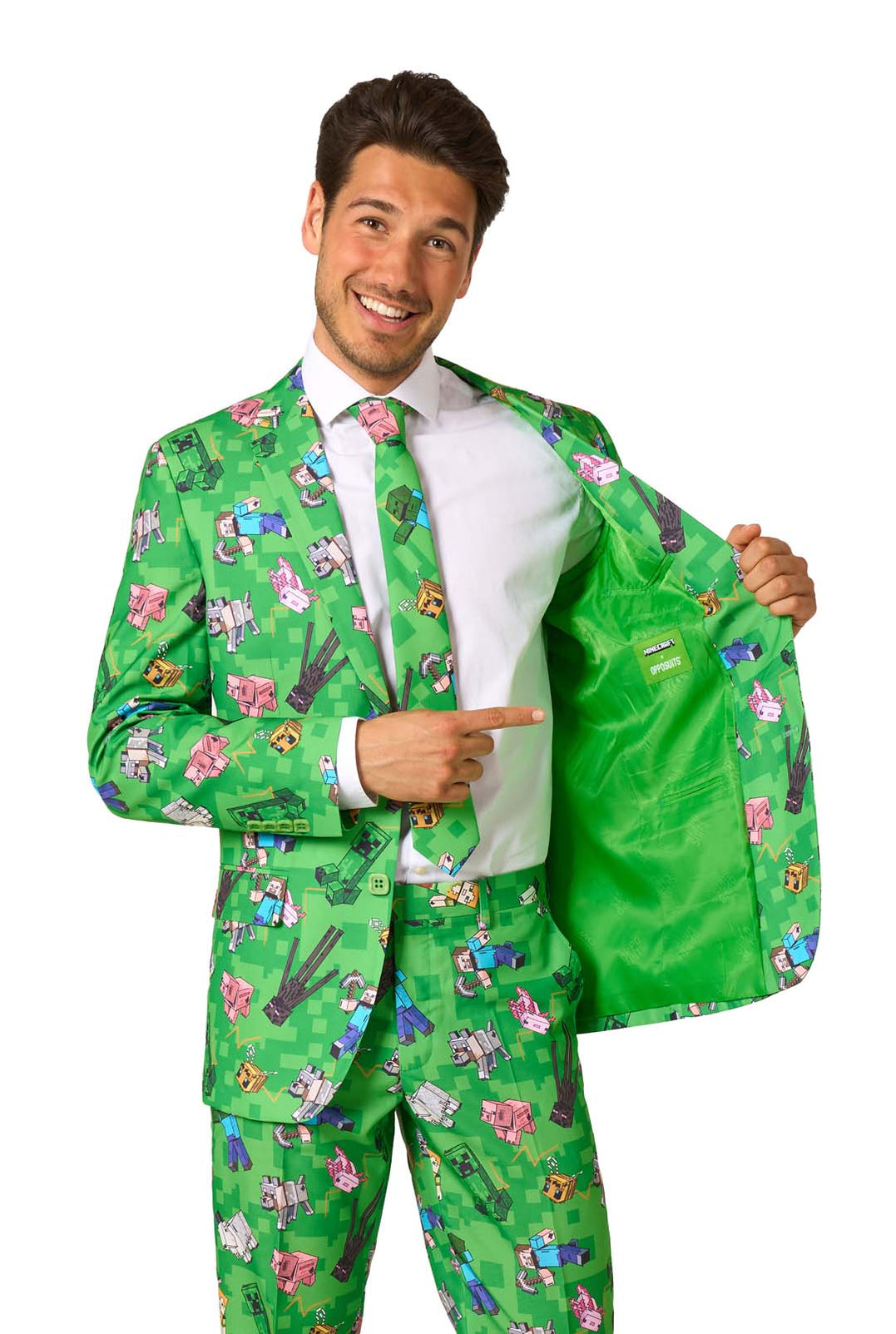 OppoSuits Minecraft kostuum heren — Festival Feestartikelen