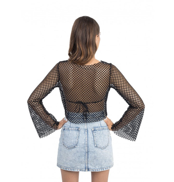 Top Fishnet Flare — Festival Feestartikelen