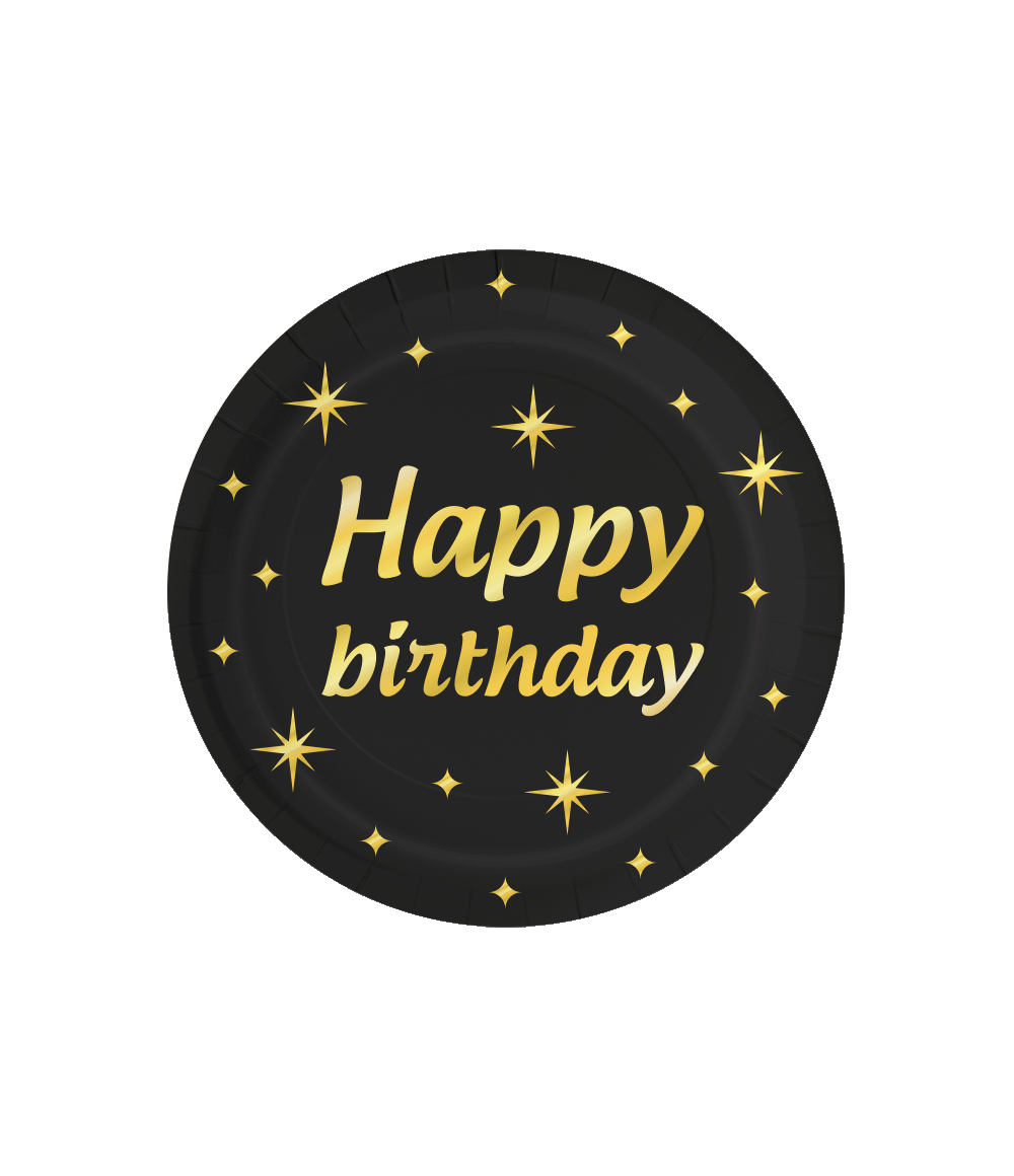 Borden Classy Happy Birthday — Festival Feestartikelen