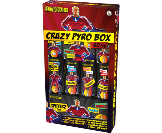 Crazy Pyro Box — Festival Feestartikelen