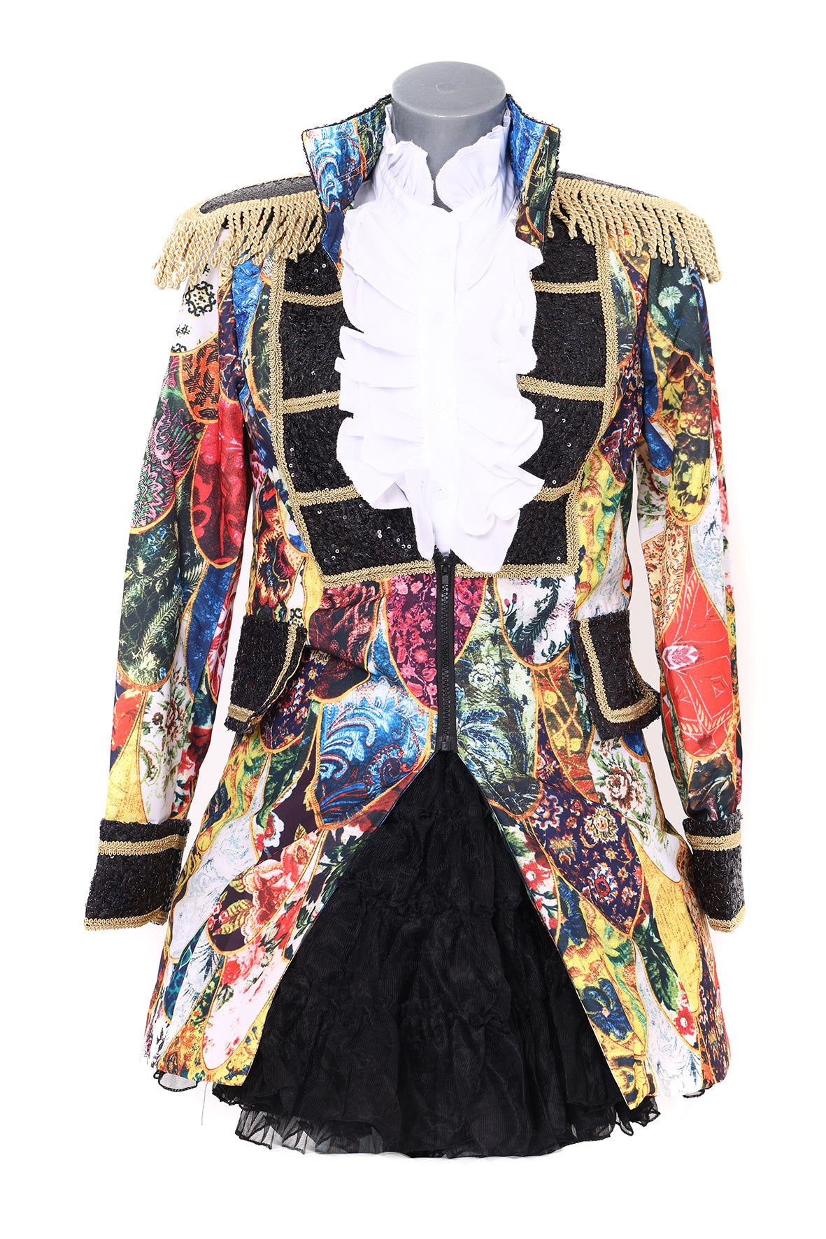 Carnavalsjas Retro Curves dames — Festival Feestartikelen