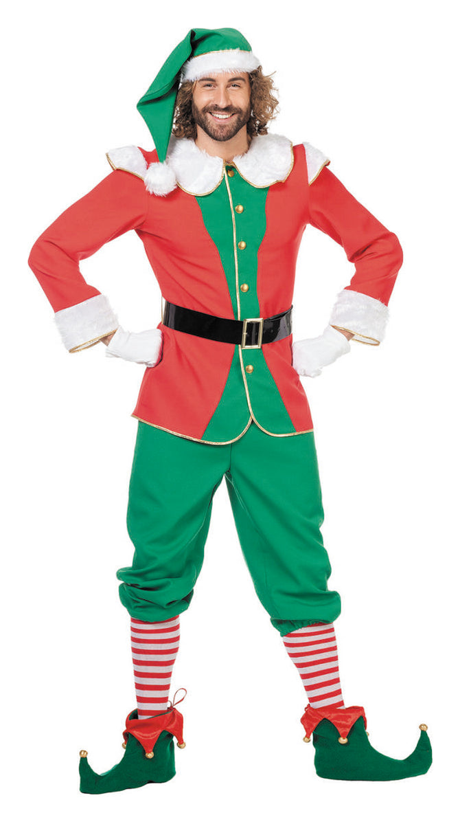 Kerst Elf Kostuum voor Heren - rood/groen | Festival — Festival ...