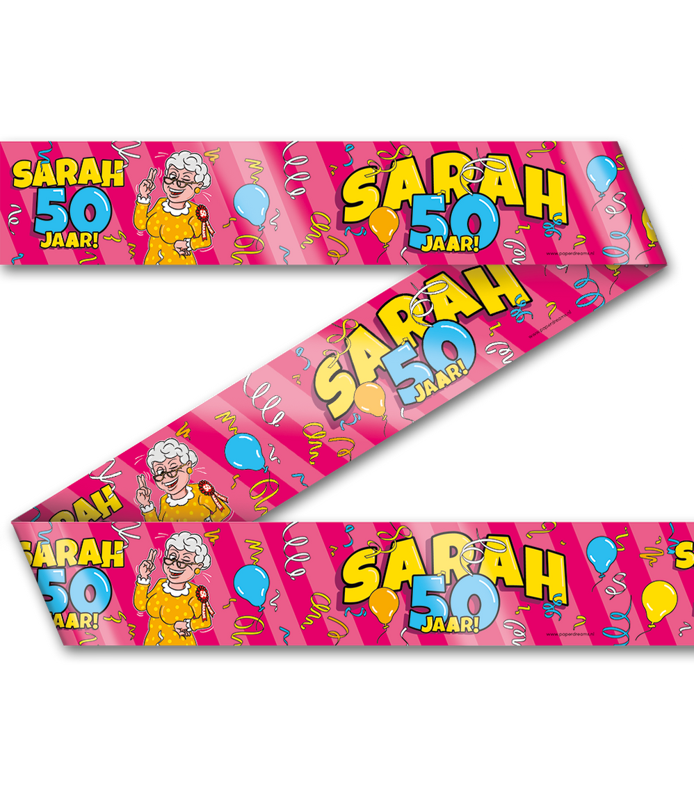 Versiering Sarah 50 jaar bestellen? Bestel voordelig bij Festival ...